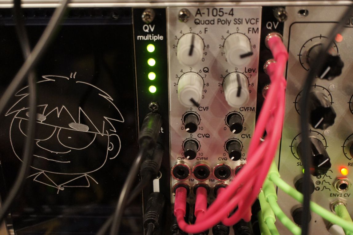 Quad Voice Modular Synth – 4voice polyphonic with one cable. Quad voice ...